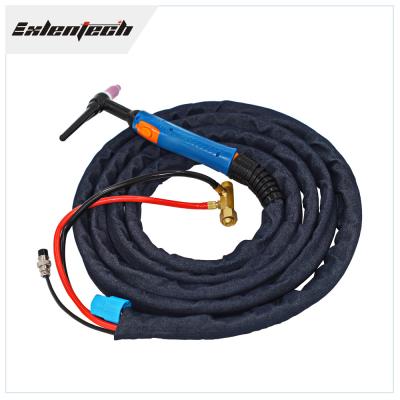 China CE 4m Wp18 TIG Water Cooled Mig Torch Gun For Stainless Steel for sale