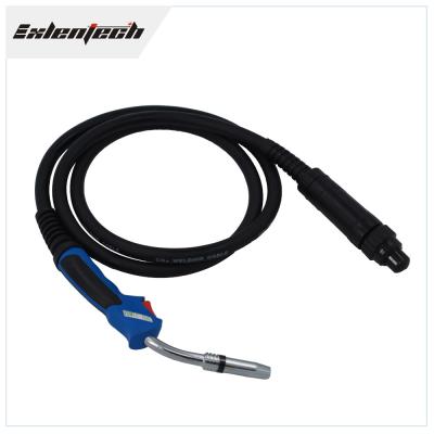 China 24KD Gas Cooled Co2 Mig Mag Welding Torch 3m 4m 5m With Euro Connector for sale
