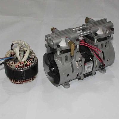China GSE ZW280A-63/2 Double Piston Oil-less Air Compressor 370W 220V 50Hz with 63L/Min Flow Rate for sale