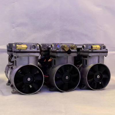 China Oil Less Air Compressor 1.4bar Rated Pressure 100L/min Free Flow for Oxygen Concentrator for sale