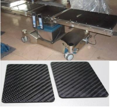 China High stiff  high penetrability Carbon fiber bed laminated sheets for Medical bed plates for sale