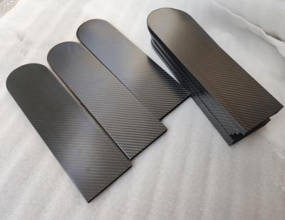 China 3K twill matte 1mm thickness high stiff carbon fiber rectangular round box/house for sale