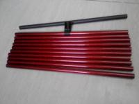 China 25mm red carbon fibre tube colorful carbon fibre tubing for sale