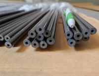 China 3K plain glossy small diameter 8mm  diameter and  thick thickness carbon fiber tube for sale