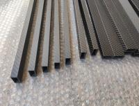China different size rectangular carbon fiber tube  square hollow tubing can be CNC cutting for sale