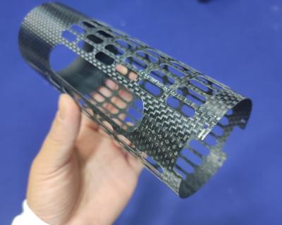 China CNC cut super strength carbon fiber tubing round carbon fiber tubes CNC cutting made in China for sale