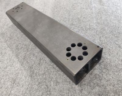 China CNC cutting high stiff light weight square carbon fiber tube for robot arm for sale