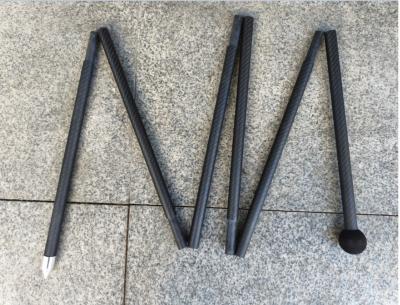 China 3K Twill Matte Carbon Fiber Canopy Pole high strength Carbon fiber Tent Pole for sale