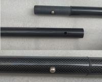 China Multi carbon fiber tubes connection through Spring clip push button for sale
