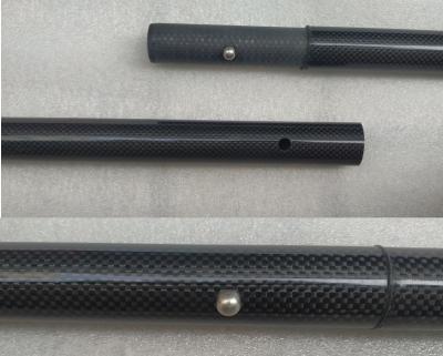 China Multi carbon fiber tubes connection through Spring clip push button for sale