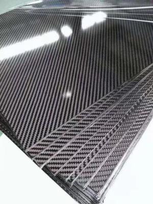 China 1-40mm thickness 3K twill glossy matte carbon fiber sheets make to order for sale