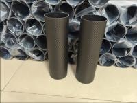 China high strength 4 inch 3K twill  carbon fiber tubes made in China for sale