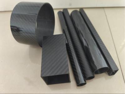 China Custom size  T300 carbon fiber tube manufacture for sale