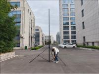 China 10m 12m carbon fiber tripod telescopic mast for camera carbon tripod pole for sale