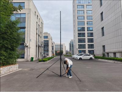China 10m 12m carbon fiber tripod telescopic mast for camera carbon tripod pole for sale