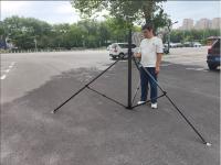 China 10m 12m carbon fiber tripod telescopic mast for camera carbon tripod pole for sale