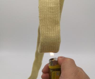 China high temperature resistant shear resistant Aramid fiber  tape /strip  Kevlar fiber tape rope for sale