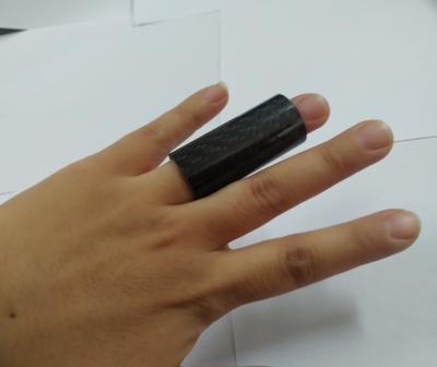 China carbon fiber tube for wedding ring Necklace Bracelet carbon fiber  jewelry. for sale