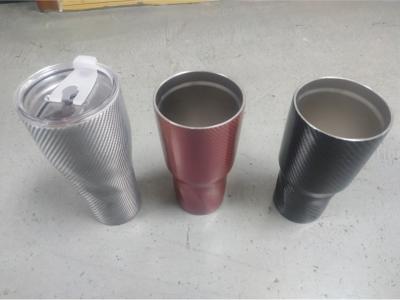 China Brandnew carbon fiber stainless steel Double-Wall Insulated Tumbler for coffee cup/beer mug hot/cold drinks for sale