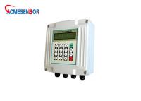 China Wall Mounted Digital Ultrasonic Flow Meter DN80-DN200 4-20mA Relay Alarms IP68 for sale