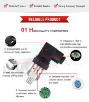 China 150Psi Industrial Pressure Transmitter Sensor 4-20ma 12~36VDC for sale