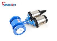 China Digital Magnetic Flow Meter DN3-300mm 4-20mA Output Battery Powered for Milk Sewage Liquid Oil for sale