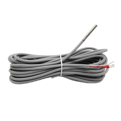 China Threaded Pt100 Temperature Sensor Transducer 4mm 30mm With Thermowell for sale