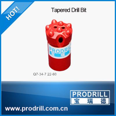 China High Quality 7degree 34mm Tapered Drill Bit for Drilling Rocks for sale