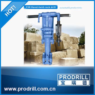 China Y26 Hand-Held Pneumatic Rock Drill Machine for Quarry and Mining for sale