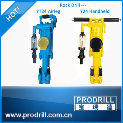 China YT24 Air Leg Rock Drill machine for Drilling for sale