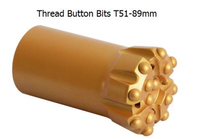 China T51-89mm Thread Button Bits for sale