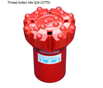 China Thread button bits Q16-127T51 for sale