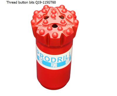 China Thread button bits Q19-115GT60 for sale