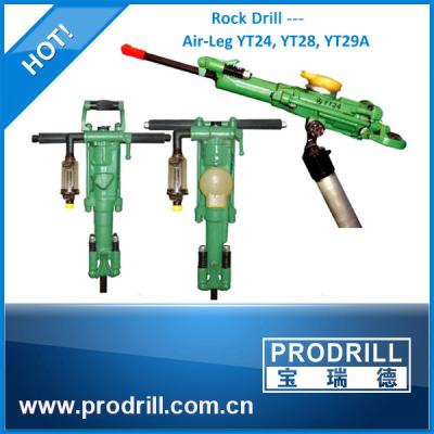 China Y6/Y24/ Ty24c/Y28 /Yt24/ Ty28 Hand Hold Air-Leg Penumatic Rock Drill for sale