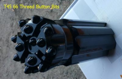 China Thread button bits T45-66mm with best price and good quality for sale