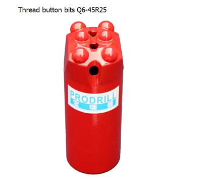 China R25 Q6-45mm Thread Button Bits from Prodrill for sale