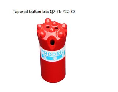 China Q7-36-7 22-80 tapered Bits with best price for sale