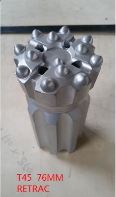 China Thread Bits T45 76mm retrac body drop center Ballistic for sale