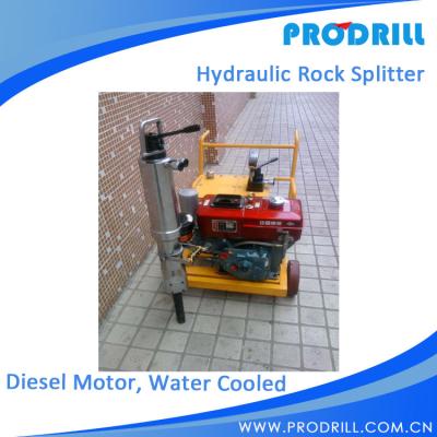 China Diesel Power Water cooled Type Hydraulic Stone Splitter for Drilling for sale
