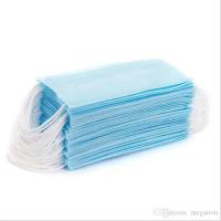 China 3 Ply Non Woven Disposable Earloop Face Mask CE FDA Approved for sale