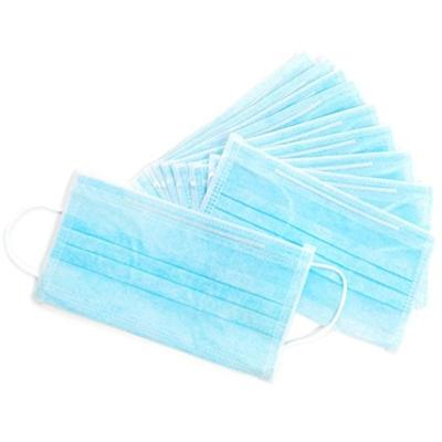 China Medical Disposable Respirator Mask Earloop Face Mask Surgical Disposable 3 Ply for sale