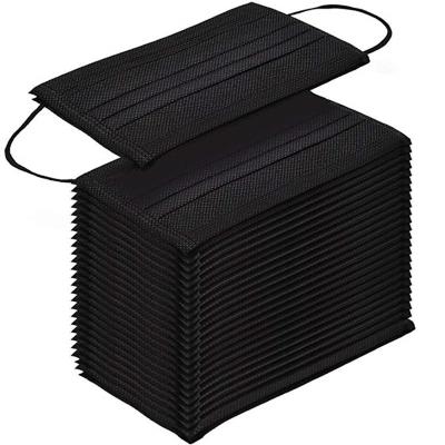 China Nonwoven Black Disposable Mask Procedural Face Masks With Earloops for sale