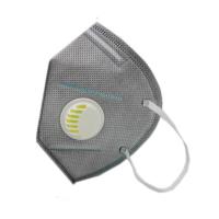China Industrial Use Valved Dust Mask N95 Valved Respirator Mask Dark Grey for sale