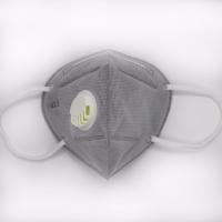 China Industrial Use Valved Dust Mask N95 Valved Respirator Mask Dark Grey for sale