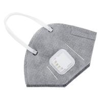 China Industrial Use Valved Dust Mask N95 Valved Respirator Mask Dark Grey for sale