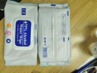 China Antiseptic Alcohol 75% Disinfectant Wet Wipes for sale