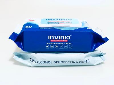 China Antibacterial Sanitizing CE Disinfectant Wet Wipes for sale