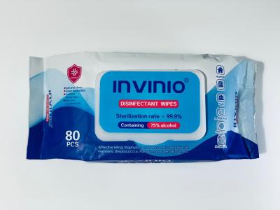 China Kill Viruses And Germs 99.99% Disinfectant Wet Wipes for sale