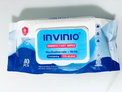 China Baby Kill Germs 55gsm 99.9% Disinfectant Wet Wipes for sale