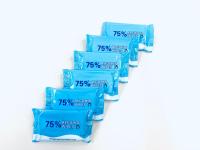 China Private Label Hand Alcohol Isopropyl Disinfectant Wet Wipes for sale